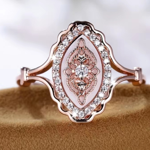 lilbitofjoye | Jewelry | Vintage Style Rose Gold Ring | Poshmark